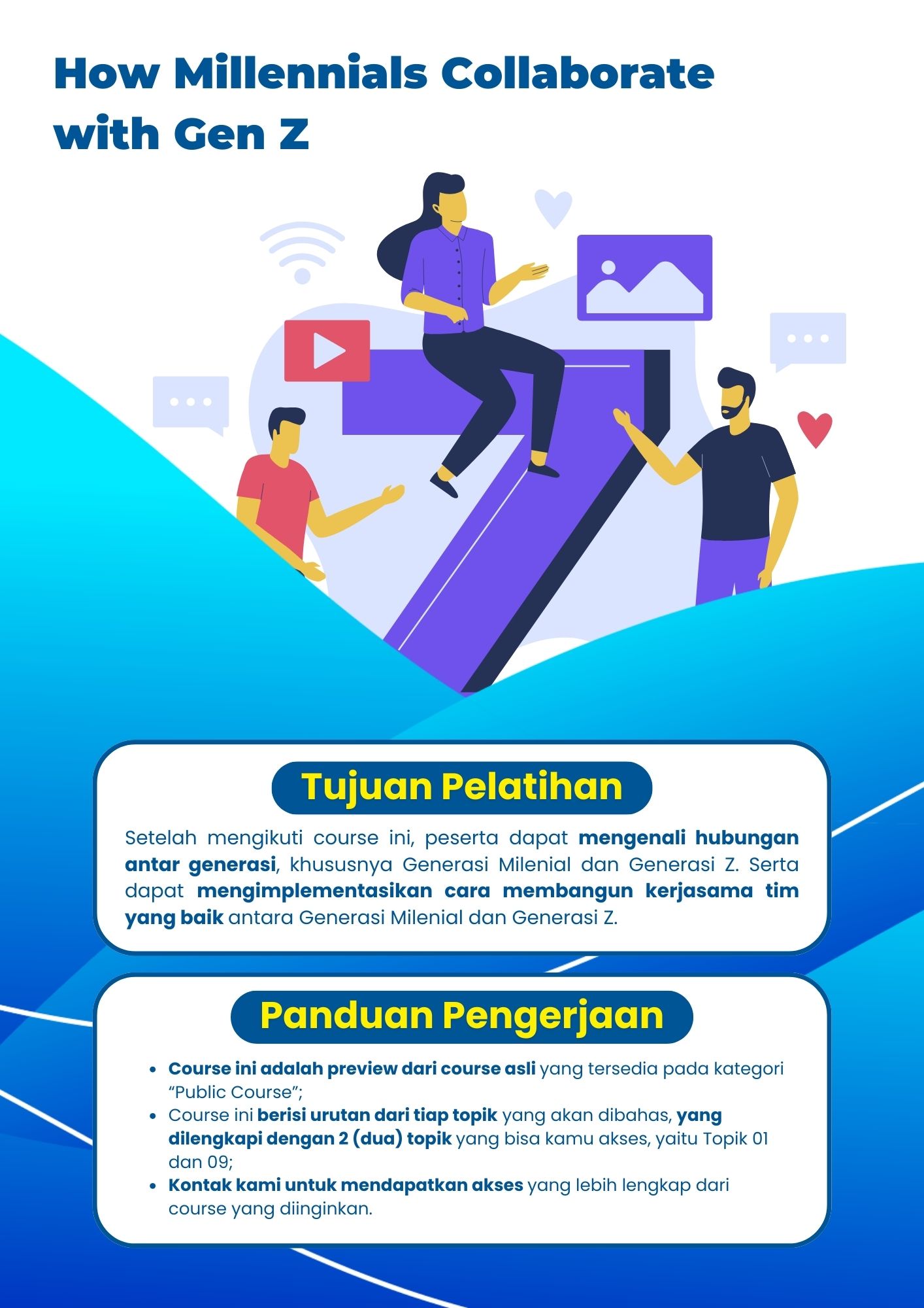 Course: (DEMO COURSE) How Millennials Collaborate with Gen Z | FirstClass